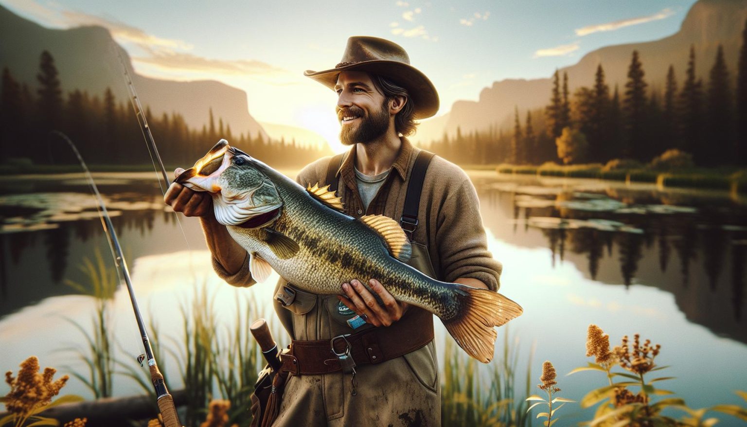 How To Catch Legendary Largemouth Bass RDR2: Trophy Quest ...