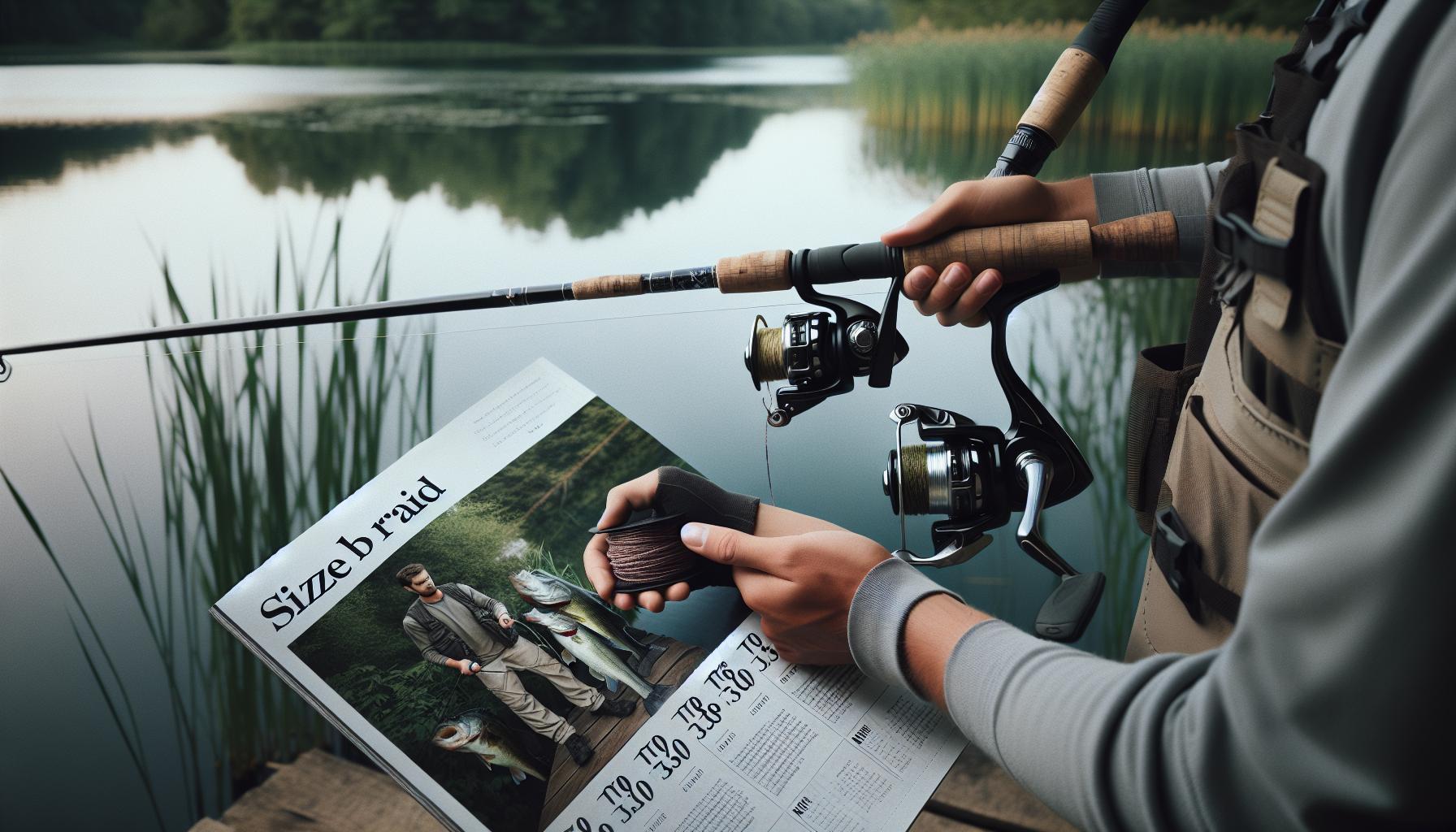 What Size Braid For Bass Fishing: Lb Test Chart » BassFishingTechniques.net